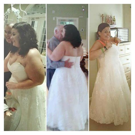 12 Before And After Weight Loss Wedding Dress Photos