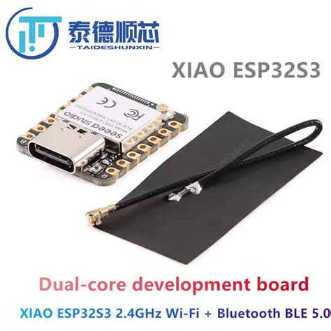 Original Genuine Xiao Esp32s3 2 4ghz Wi Fi Bluetooth Ble 5 0 Dual Core Development Board