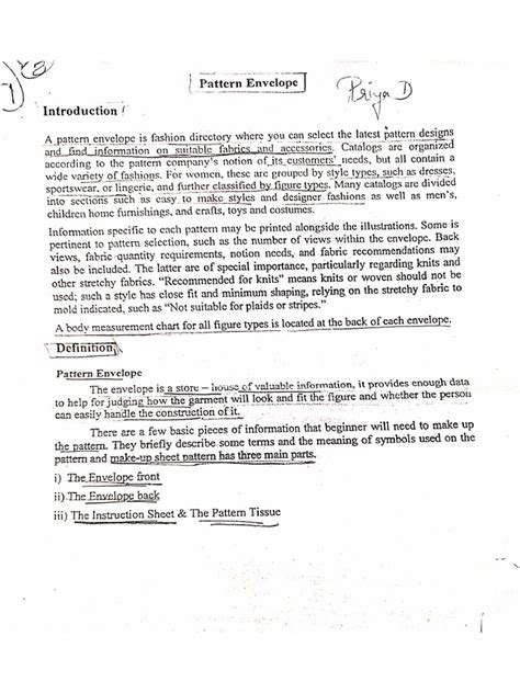 Grading Unit 3 Envelope Pdf