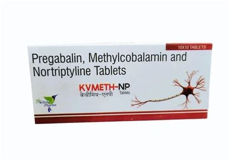 Pregabalin Methylcobalamin Nortriptyline Tablet Paqckaging Size 10 10 Tablets At ₹ 1950 Box