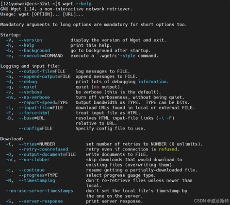 Linux网络命令：可以断点续传的网络下载工具wget详解linux断点续传工具 Csdn博客