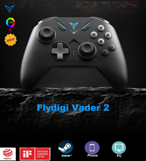 Flydigi Vader 2สาย ตัวควบคุมเกมไร้สาย Gamepad สำหรับไอน้ำ Pc Tv