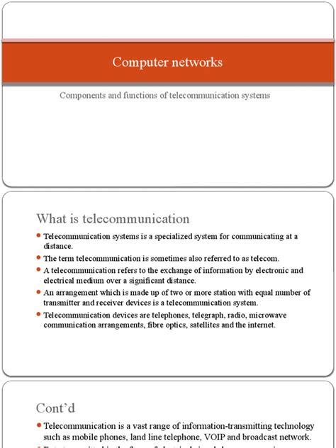 Telecommunication Systems Pdf Telecommunications Transmission Medium