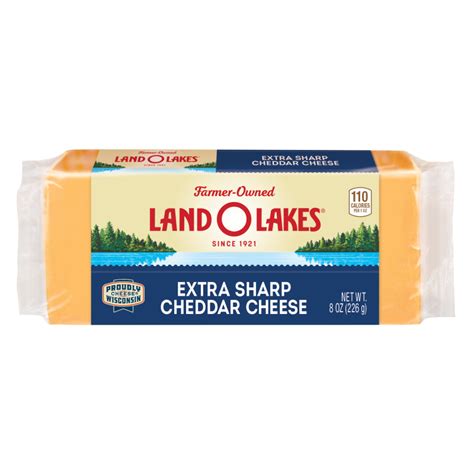 Extra Sharp Cheddar Cheese Chunk Land Olakes