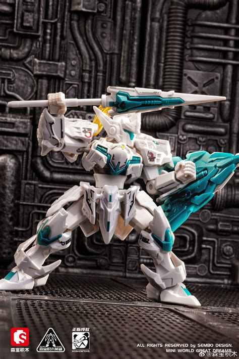 Mô Hình Lắp Ráp Moshow X Sembo Block Progenitor Effect Blind Box Mô Hình Cao Cấp