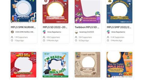 30 LINK Twibbon MPLS 2023 SD SMP SMA SMK Dan Cara Menggunakannya