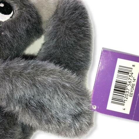 Vintage Disney Store Eeyore Gray Floppy Plush 14 Toy Laying Down Long