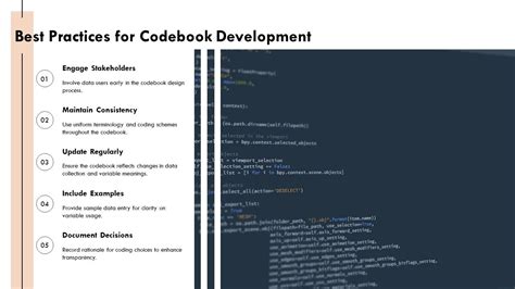 Comprehensive Guide To Understanding Codebooks For Data Ppt Sample St Ai Ppt Slide