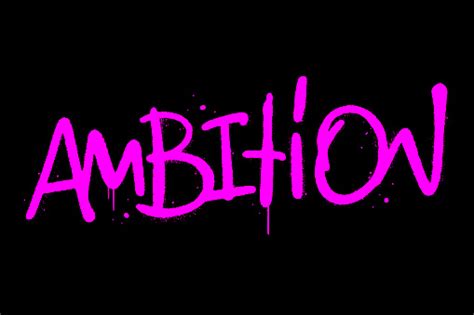 어반 스트리트 그래피티 스타일 야망의 슬로건 네온 퍼플 컬러 패션 강력한 성공의 개념 그래픽 티셔츠 스웨트셔츠 포스터 를