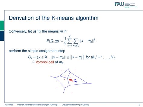 unsupervised learning clustering mathematcis ppt