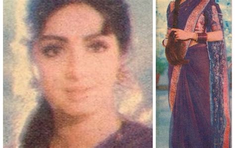 Sridevi Beautiful Sridevi In A Sari