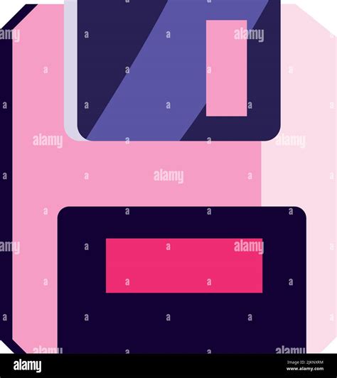 Flat Retro Floppy Disk Stock Vector Image And Art Alamy