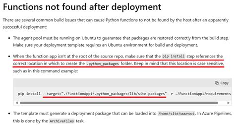 Python Function App Deployed Through Azure Devops Pipeline Not Recognizing The Function