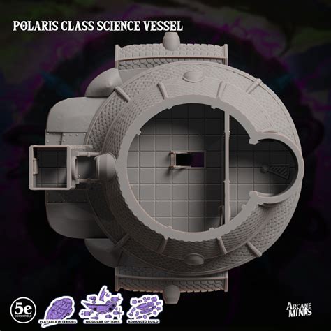 3d Printable Airship Polaris Class Science Vessel By Sordane Publishing