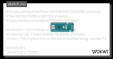 neopixel custom length strings in wokwi leds and multiplexing arduino forum