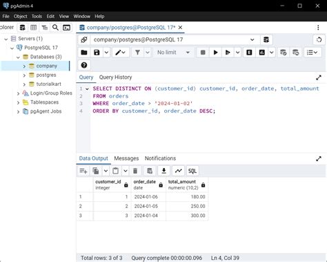 Postgresql Select Distinct On One Column Examples