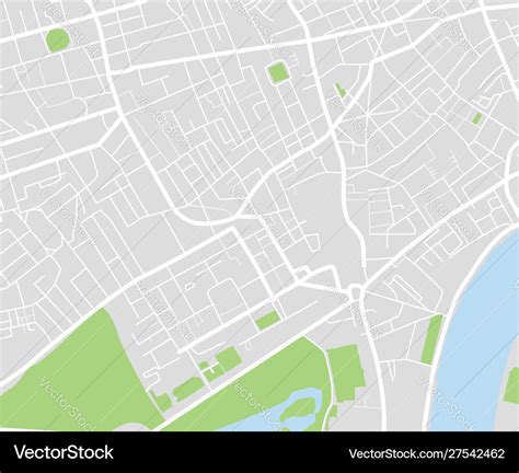Blank City Map Template