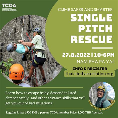 Single Pitch Rescue Class Thailand Climbing Development Association