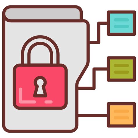 File Classification Categories Lock Secure Data Folder Icon