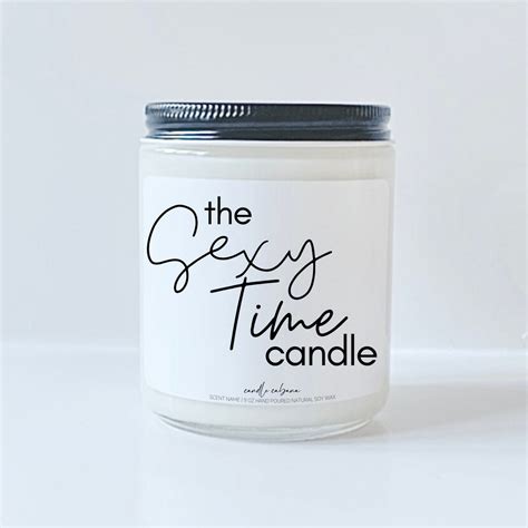 The Sexy Time Candle Sex Candle Funny Mature Gift Relationship Gift