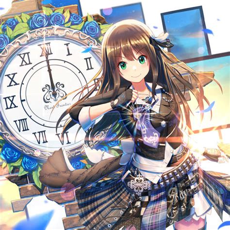 《偶像大师：灰姑娘女孩》涩谷凛长发头像图片精选 Bobopic