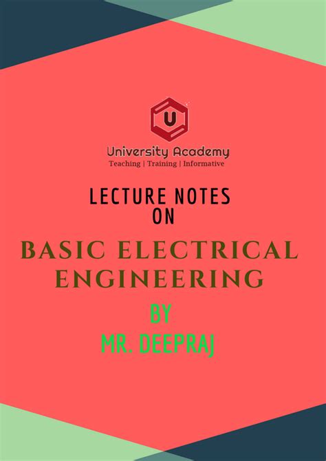 Basic Electrical Engineering Complete Notes