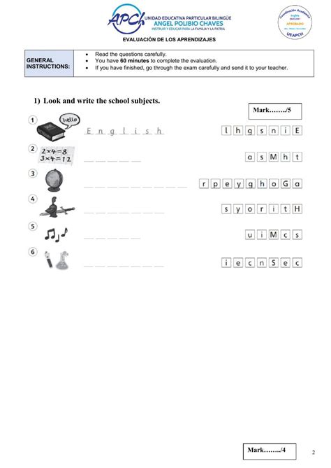 q1 language arts exam worksheet live worksheets