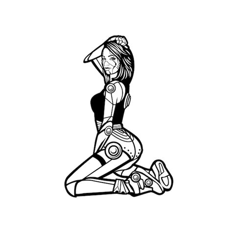 Sexy Robot Art Etsy