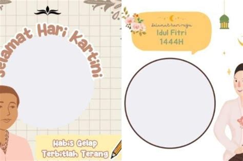 Kumpulan 35 Link Twibbon Hari Kartini Rayakan Perjuangan Emansipasi