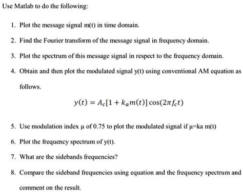 solved texts use matlab to do the following 1 plot the message