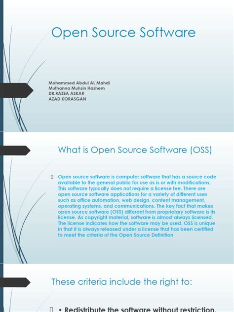 open source software pdf open source proprietary software