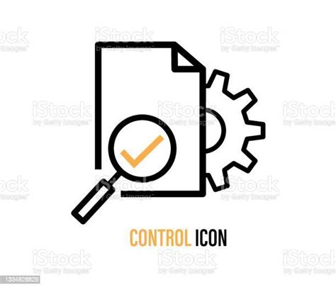 Problem Analysis Concept Gear And Magnifying Glass Symbol Editable