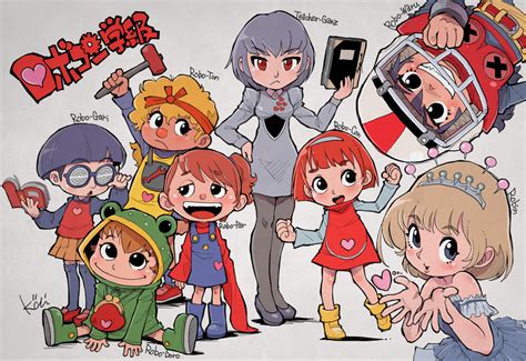 Robocon Robin Roboton Gantz Sensei Robodoro And 3 More Ganbare