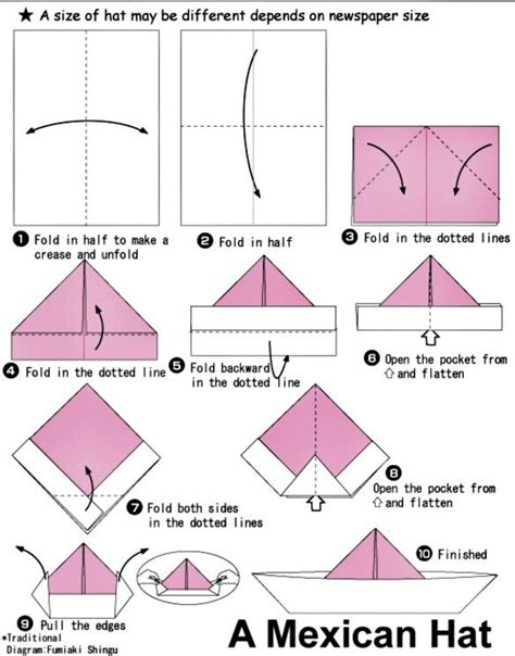 Origami Paper Boat Hat A Fun And Easy Craft Project Easy Origami Tutorial