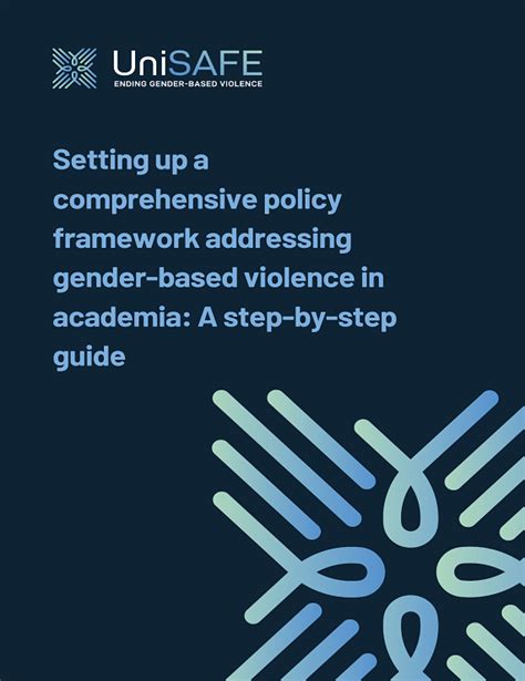 Setting Up A Comprehensive Policy Framework Addressing Gender Based