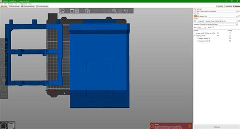 Trying To Cut An Object I Get An Error Object Outside The Print Area