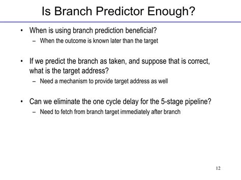 PPT Dynamic Branch Prediction PowerPoint Presentation Free Download ID 4117839