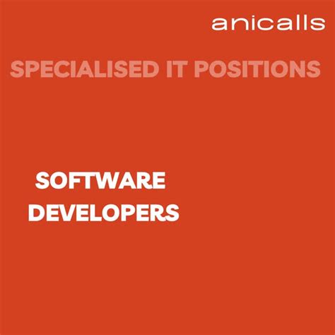 Anicalls On Linkedin Anicalls Specialised It Positions