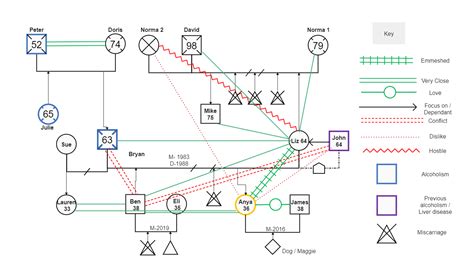 Genogram Case Study Edrawmax Template