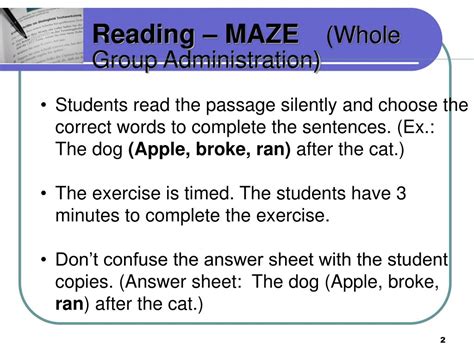 Ppt Aimsweb Administration And Scoring Of Maze M Cbm And M Cap Powerpoint Presentation Id
