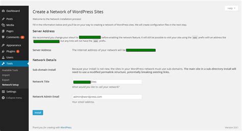 How To Setup Wordpress Multisite Network Creativedev