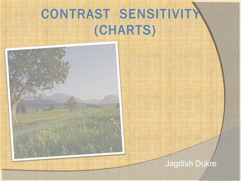 Contrast Sensitivity 2 Charts