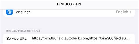 Cant Sign In Failed To Authenticate With Bim 360 Field Ipad