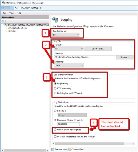 Iis Log Monitoring Configuration Arcturus Technologies Inc