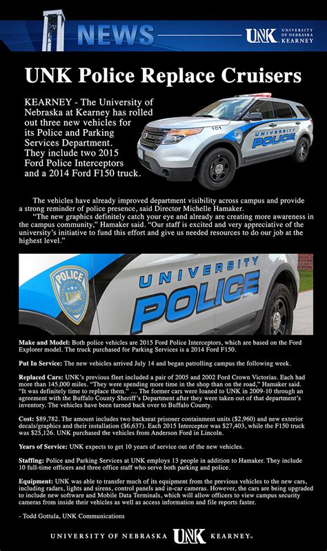 campus police parking add three new vehicles to fleet unk news