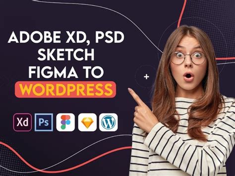 figma xd psd sketch designs conversion to wordpress using elementor upwork