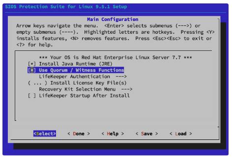 Install SIOS Protection Suite LifeKeeper For Linux LifeKeeper For Linux LIVE