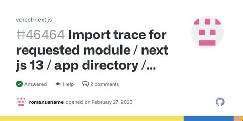 Import Trace For Requested Module Next Js App Directory