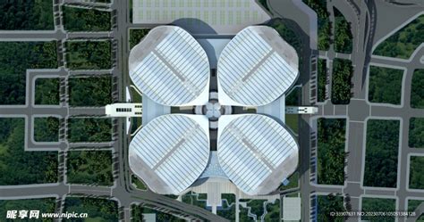 国家会展中心上海设计图 建筑园林 自然景观 设计图库 昵图网