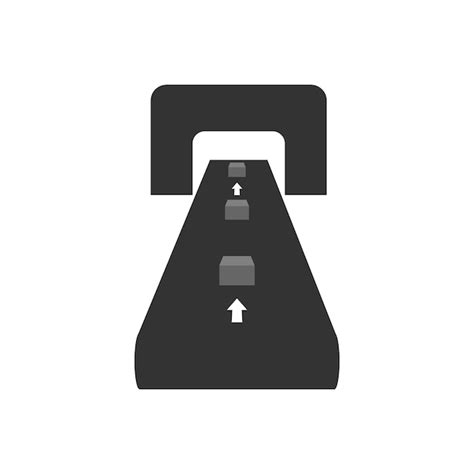 컨베이어 아이콘 터 프리미엄 벡터